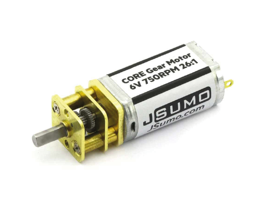Motorreductor Core 6V 750RPM para Robot Minisumo – Alto Torque 2.8 kg ...
